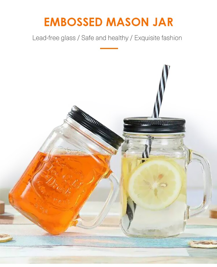 Mason Jar with Handle